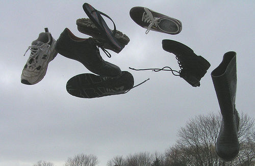 The world around me !!: A useless pair of shoes